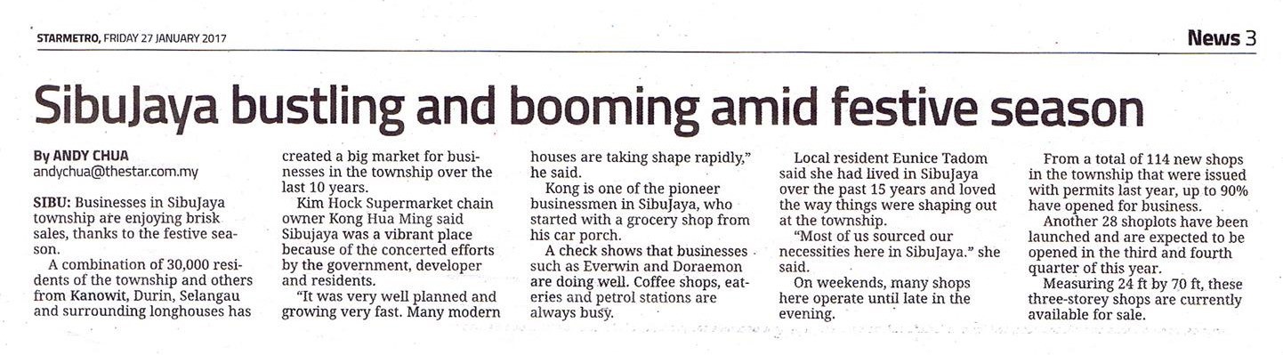 Population, businesses booming in Sibu Jaya – Amcorp Properties